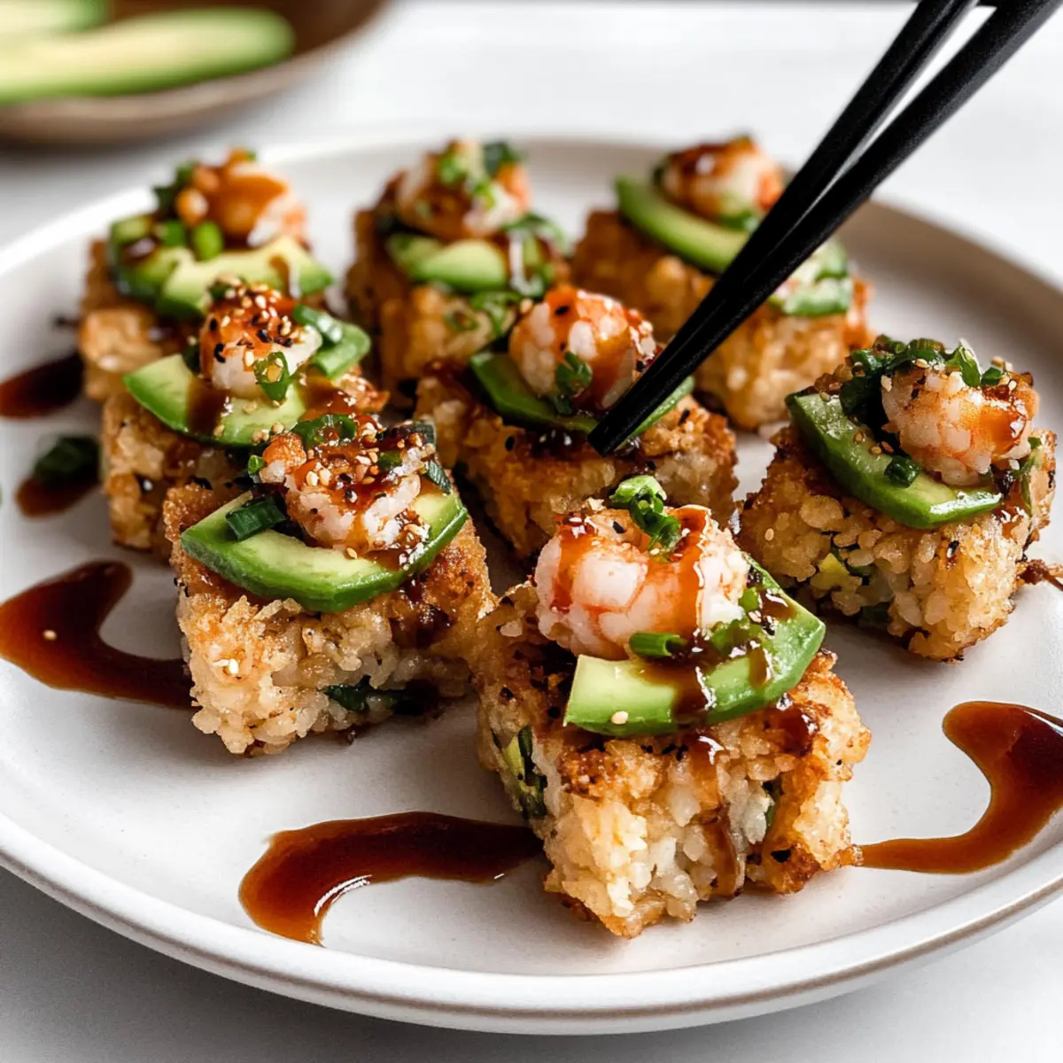 Crispy Rice with Spicy Shrimp Salad: An Irresistible Delight